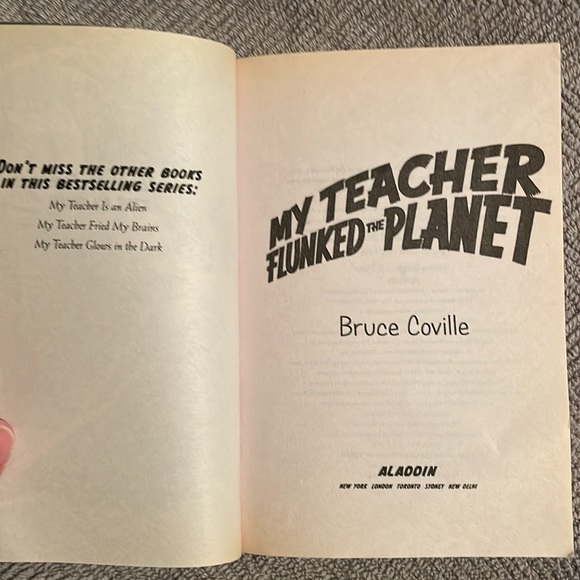 Books | Other | 26 My Teacher Flunked The Planet 4 In The My Teacher Is ...